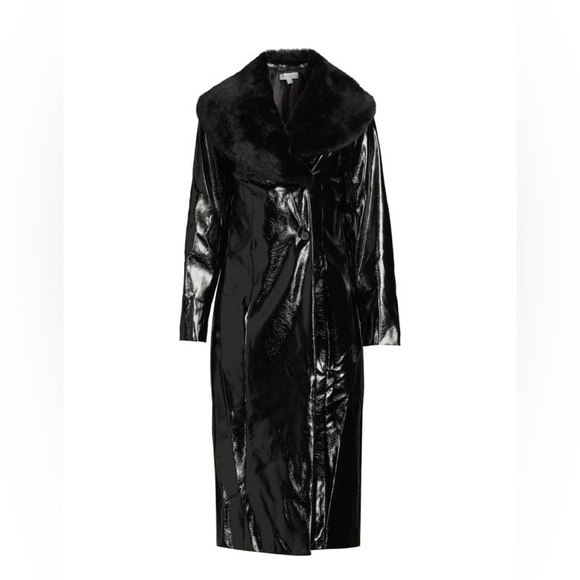 Area Stars | Jackets & Coats | Nwt Area Stars Stella Faux Fur Vinyl ...